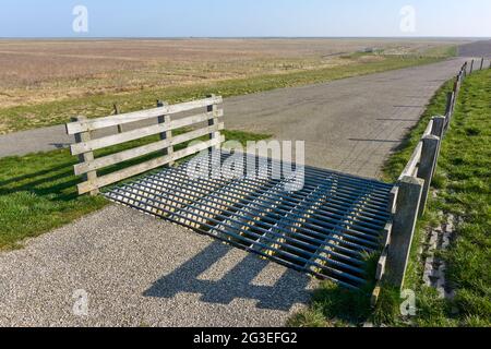 Cattle grid, stock grid, cattle guard, vehicle pass, Texas gate, stock ...