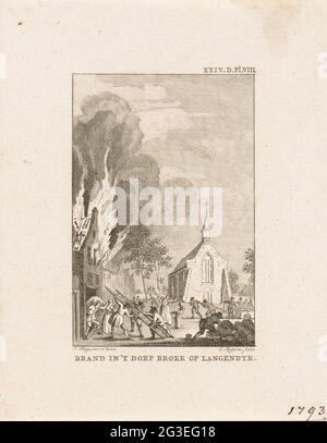 Brand in Broek op Langedijk, 1793. Brand in Broek op Langedijk, 11 ...
