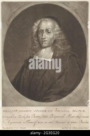 Portrait of the Philipp Jacob Spener Stock Photo - Alamy