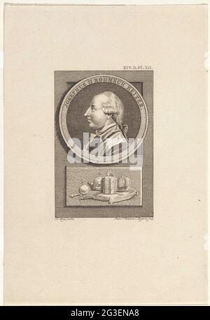 Portrait of Jozef I, Roman-German Emperor, Martin Berbigeroth, 1705 ...