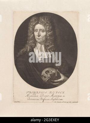 Portrait of the doctor and Botanicus Frederick Ruysch. In the context ...
