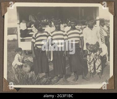 Group Javanese men in Suriname, 1925 - 1927 photograph Group Javanese ...