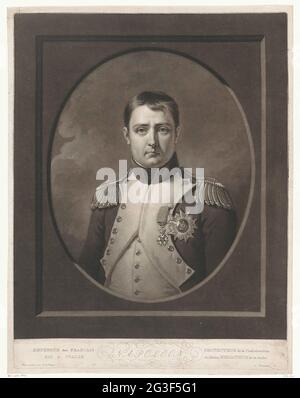 Portrait of napoleon i bonaparte, emperor of the fransen Stock Photo ...