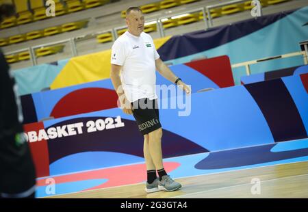 Belgian Cats head coach Philip Mestdagh pictured during a training ...