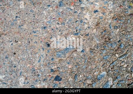 Photo of the texture of a battered concrete slab Stock Photo - Alamy