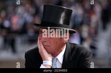 Trainer William Jarvis during day two of Royal Ascot at Ascot ...
