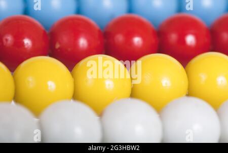 Close up of an old colorful abacus, selective focus Stock Photo - Alamy