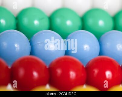 Close up of an old colorful abacus, selective focus Stock Photo - Alamy
