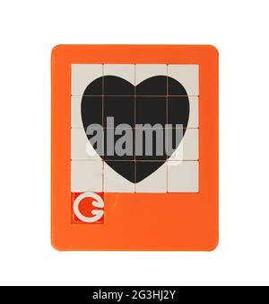Old puzzle slide game Stock Photo - Alamy