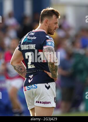Wakefield Trinity's Tom Johnstone during the Betfred Super League match ...
