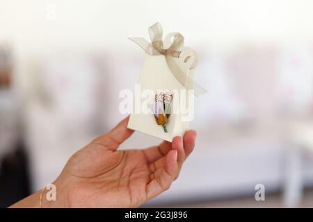 Hand Crafted Gift Box Stock Photo - Alamy