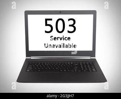 HTTP Status code - 503, Service Unavailable Stock Photo - Alamy