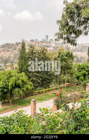 Aerial view of Kigali from a distance Stock Photo - Alamy