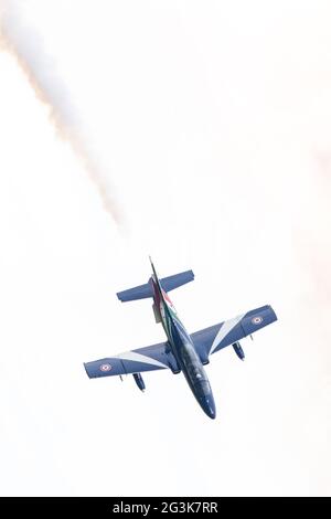 Frecce Tricolori at Dubai Air Show 2023 in Dubai, UAE Stock Photo - Alamy