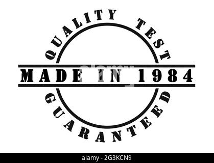 Made in 1984 Stock Photo - Alamy