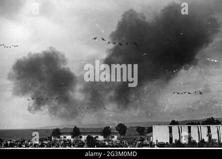 Adolf Hitler in an airplane Stock Photo - Alamy