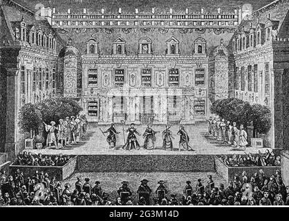 theatre / theater, opera, "Alceste", by Jean-Baptiste Lully, production ...