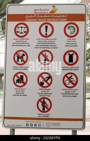 Prohibition sign with various pictograms and prohibitions in several ...
