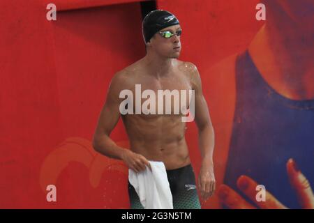 Theo Bussiere of CN Marseille Final 100 m Brasse during the 2021 ...