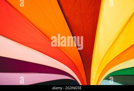 Colorful objects make mixed multi color background Stock Photo - Alamy