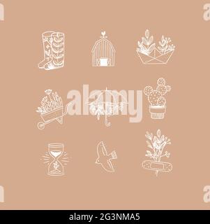 Origami bird icons set 9 vector Stock Vector Image & Art - Alamy