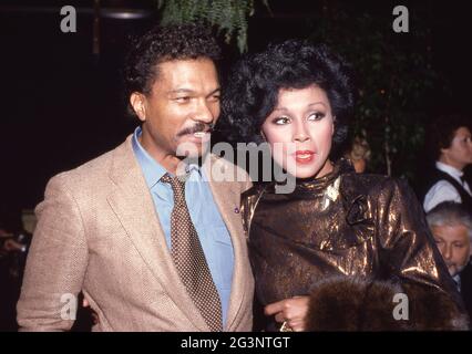Billy Dee Williams and Diahann Carroll 1984 Credit: Ralph Dominguez ...