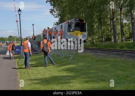 Class 230 train in London NorthWestern Railway livery on route to ...