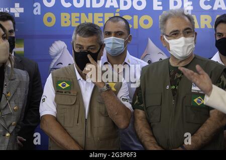 June 17, 2021, Cristalina, Goias, Brasil: (INT) Brazilian minister of ...