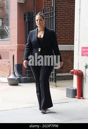 New York - NY - 20210525-Ashley Graham Leaving CBS Studios in Chic all ...