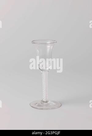 Slinger glass with bell-shaped chalice. Slinger glass with conical foot ...