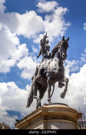Equestrian statue of Theodoros Kolokotronis, Athens, Greece Stock Photo ...