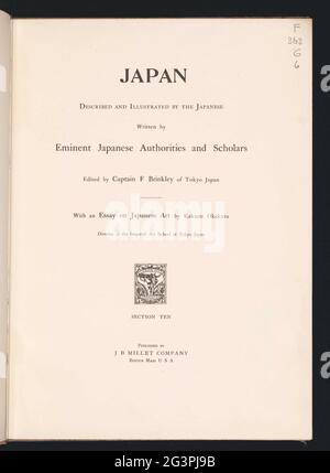 Japan described and illustrated by the Japanese section one Stock Photo ...