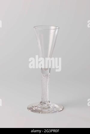 Slinger glass with funnel -shaped chalice, anonymous, c. 1750 - c. 1775 ...