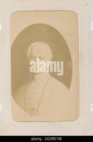 Photo production of (presumably) a drawing of Pope Pius IX, Anonymous ...