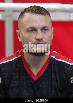 German light heavyweight boxer Adam Deines from SES Boxing Stock Photo ...