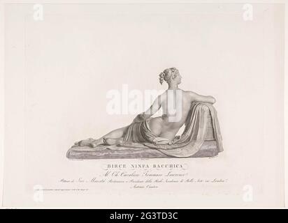 Dirce; Dirce Ninfa Bacchica; Sculptures by Antonio Canova. Sculpture of ...