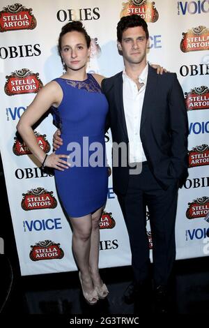 Justin Bartha and Tracee Chimo The 57th Annual 'Village Voice' Obie ...