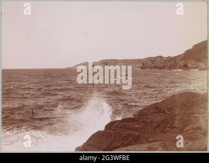 View of Grève de Lecq on the island of Jersey, Thomas Tibbles, 1871 ...