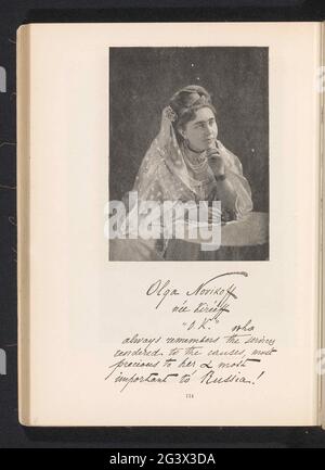 Portrait of Olga Novikoff Stock Photo - Alamy