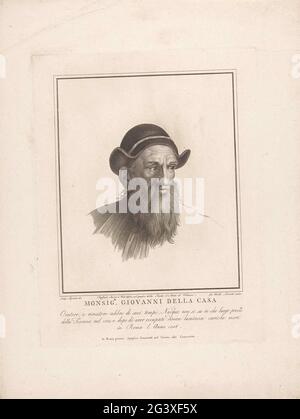 Portret Van Dichter Giovanni Della Casa, Giovanni Battista Leonetti ...