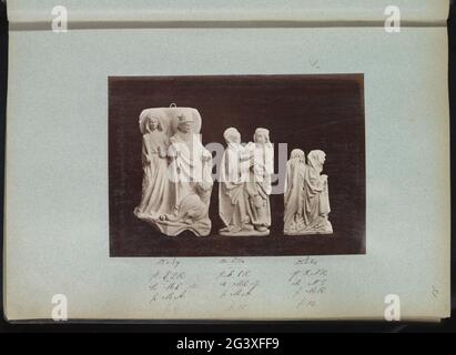 Three plaster casts from sculptures including the Laocoön Stock Photo ...