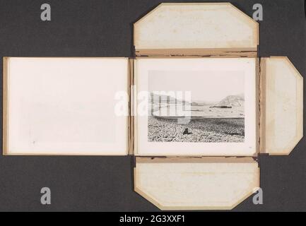 View of the wreck of the fujing in the bay at Port Arthur, after 1898 ...