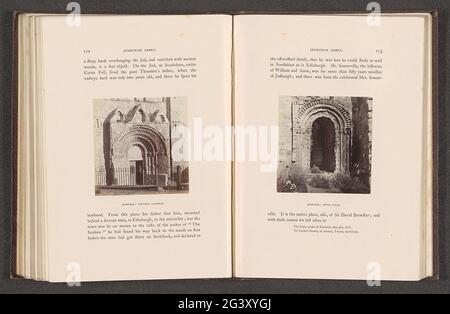 View of a gate from the Jedburgh Abbey; Jedburgh: Western Gateway Stock ...