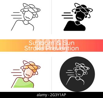Fainting black glyph icon. Symptom of early pregnancy. Pregnant woman ...