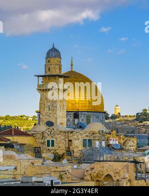 Temple Mount Aerial View, Jerusalem Stock Photo - Alamy