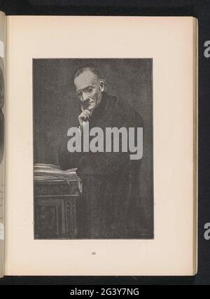 Photo production of a painting, representing a portrait of Norman ...