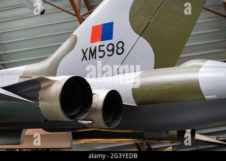 Vulcan Jet Tail Pipes and Registration Number, RAF Museum, Cosford ...