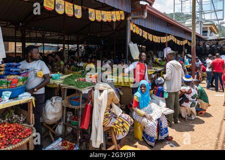 Fruits for sale , Kimironko Market , Kigali Rwanda Stock Photo - Alamy