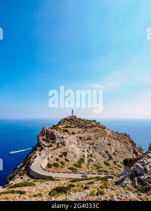 Lighthouse Far de Formentor at Formentor Peninsula, Cap de Formentor ...