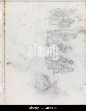 Abkatensch of the chalk drawing on leaf 10 verso. Leaf 11 Recto from ...